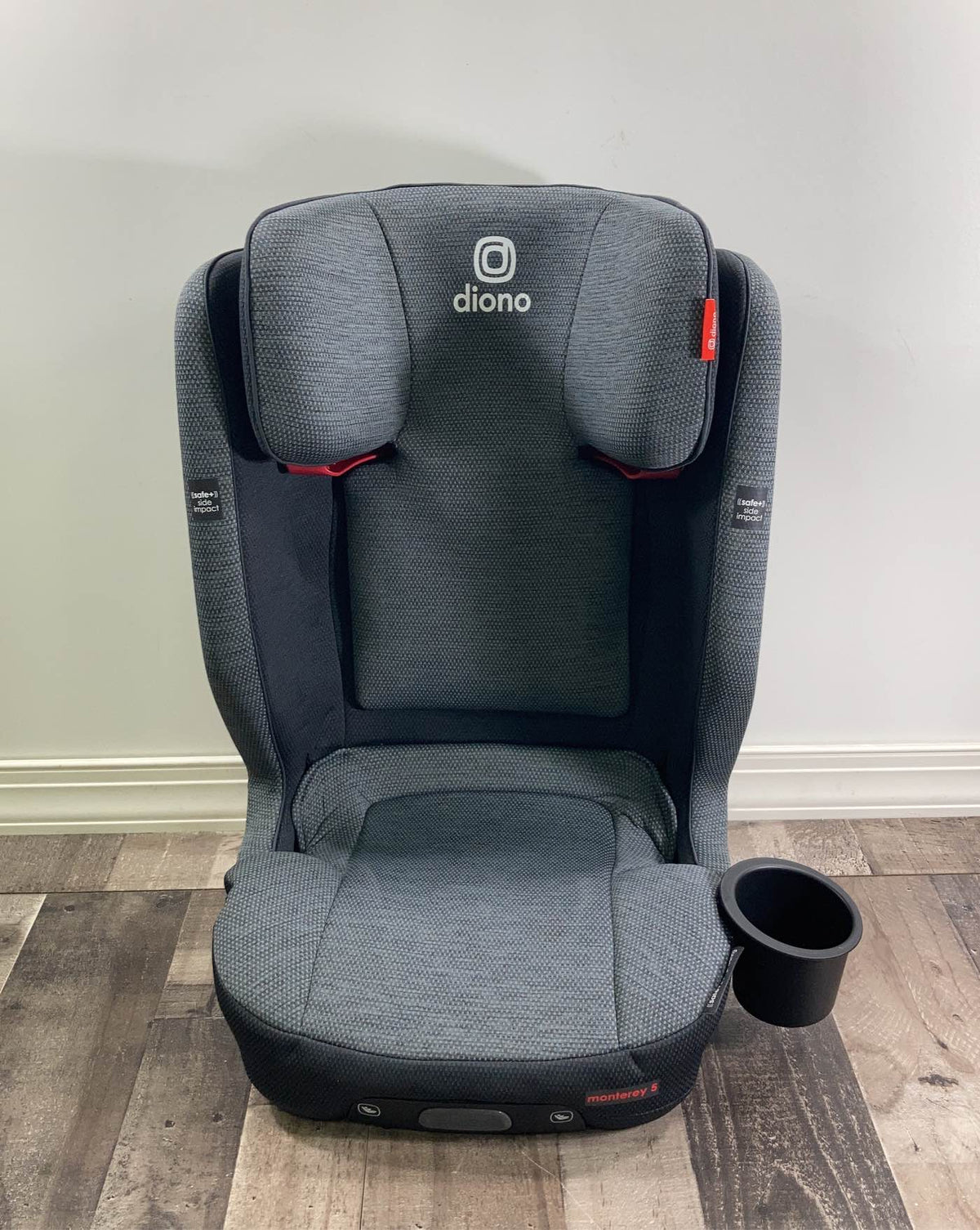 Diono Monterey 5iST FixSafe Booster Seat, 2021, Gray Slate — GoodBuy Gear