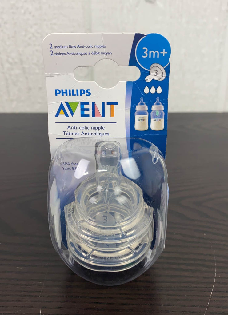 BUNDLE Philips Avent Nipples, Two Packs