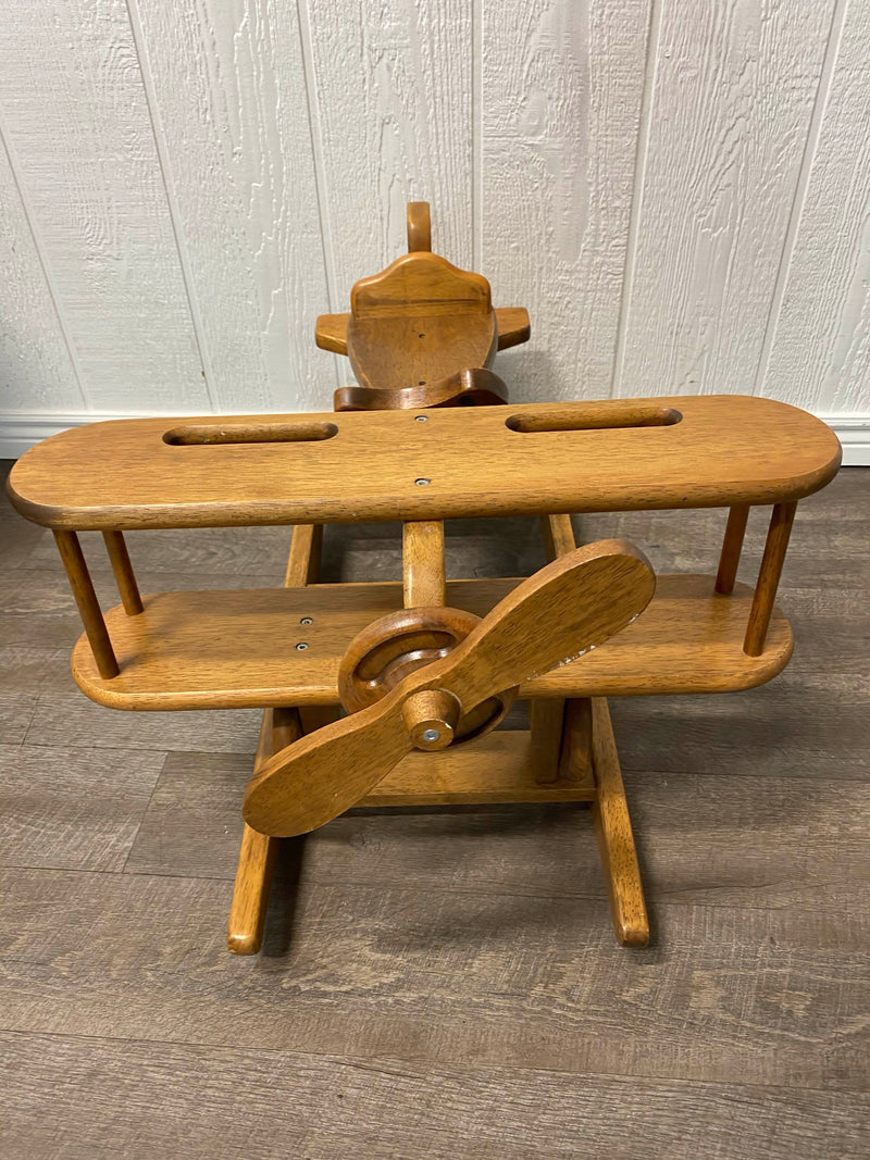 Wooden Airplane Rocker