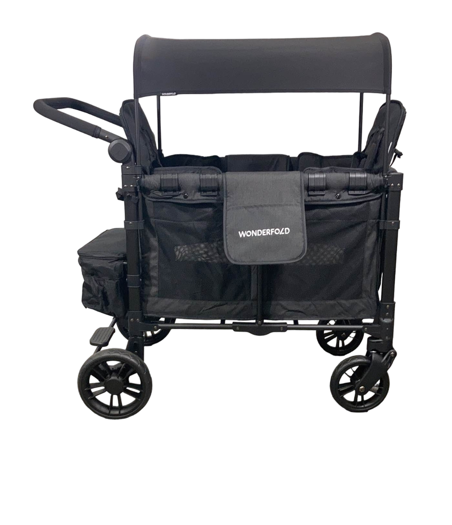 Wonderfold W2 Elite Multifunctional Stroller Wagon, Volcanic Black, 20