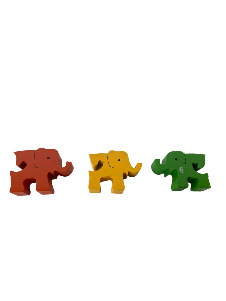 Wooden Elephant Puzzle
