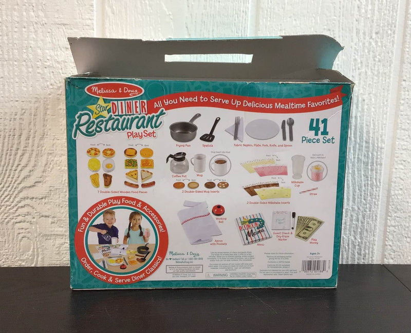Melissa & Doug Star Diner Restaurant Play Set
