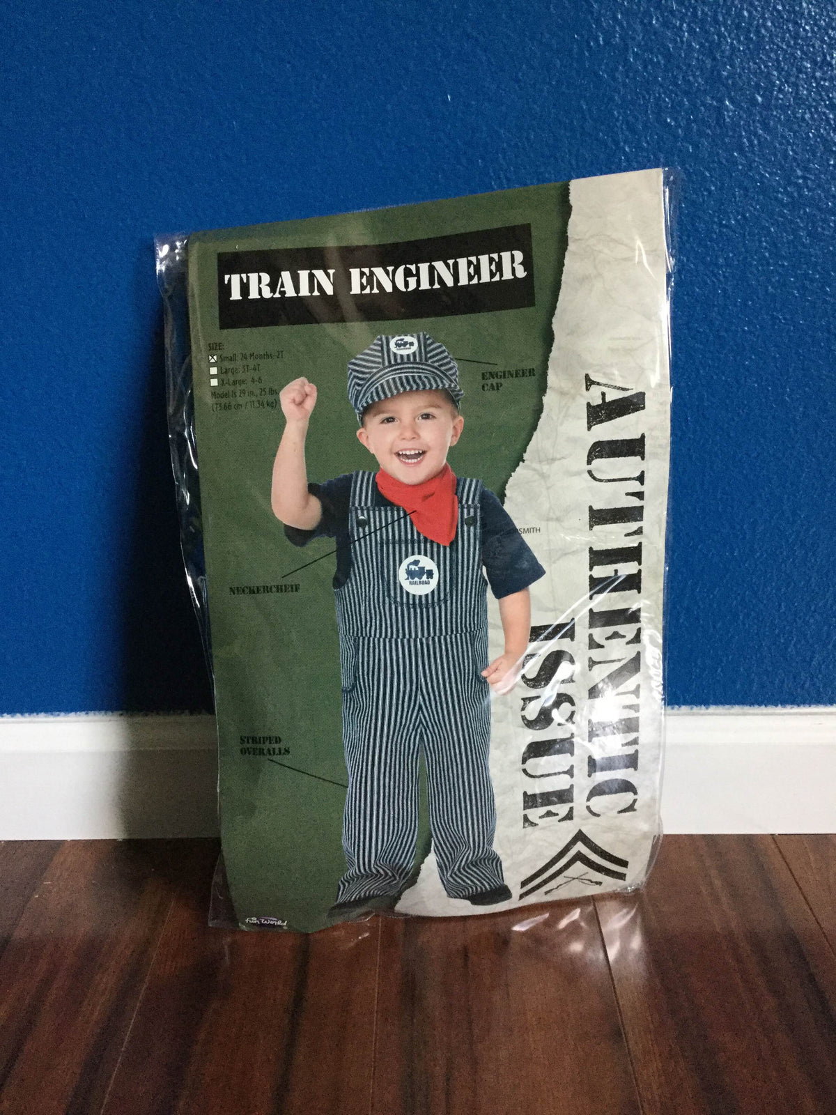 Fm World Train Engineer Costume, Small (24 Months-2T) — GoodBuy Gear