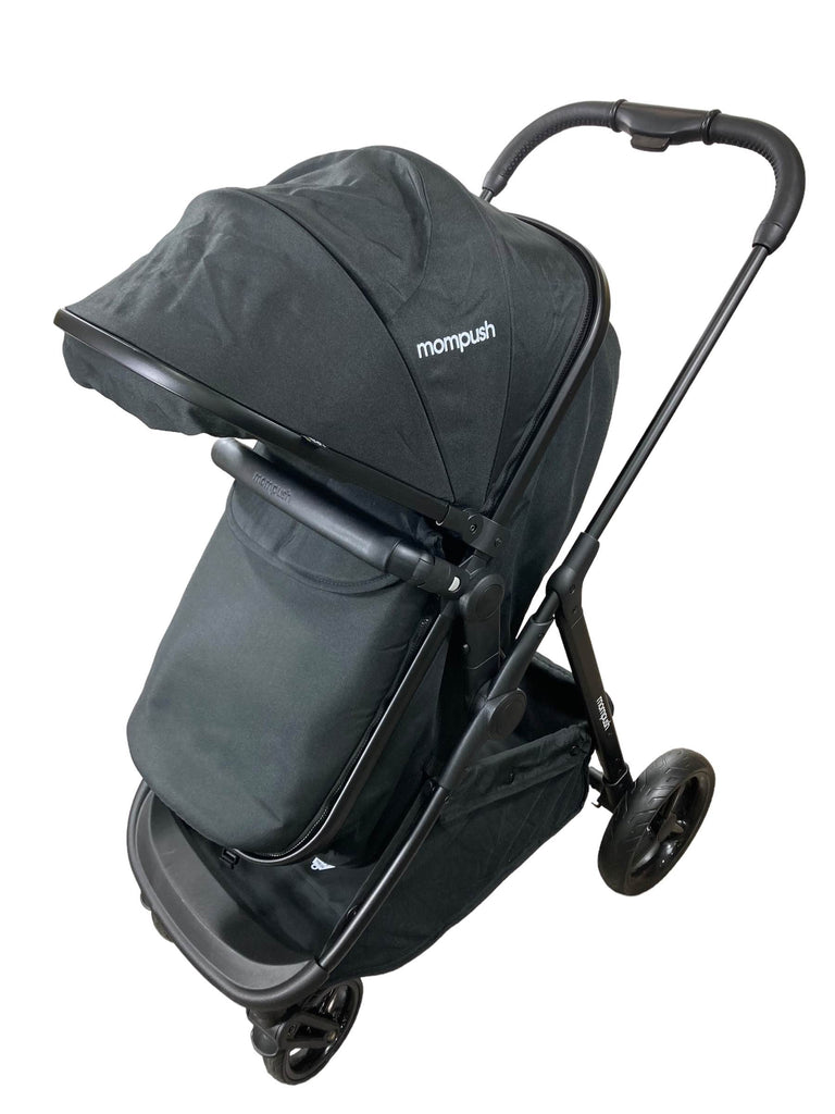 Mompush Wiz Stroller, Black, 2021
