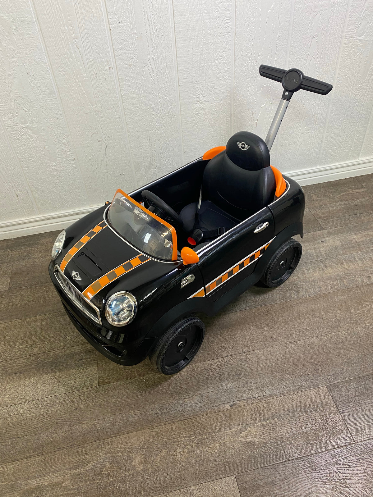 Huffy Ride-On Car W/ Push Stroller, Mini Cooper — GoodBuy Gear